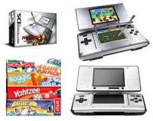 Nintendo Ds Dual Screen Handheld With 4 Games