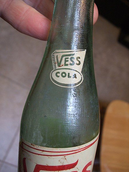OLD DECATUR IL ILL VESS COLA F & B BOTTLING COMPANY ACL LABEL BOTTLE ...