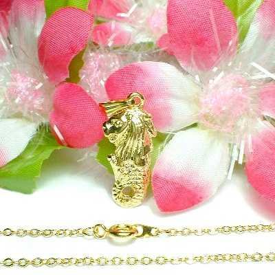 24K G.P. SINGAPORE MERLION CHARM / PENDANT WITH 18 INCH CHAIN BOX SET