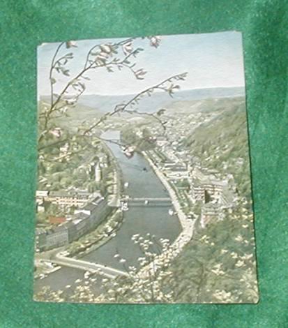 FRANKFORT GERMANY POSTCARD BAD EMS ANDER LAHN RIVER