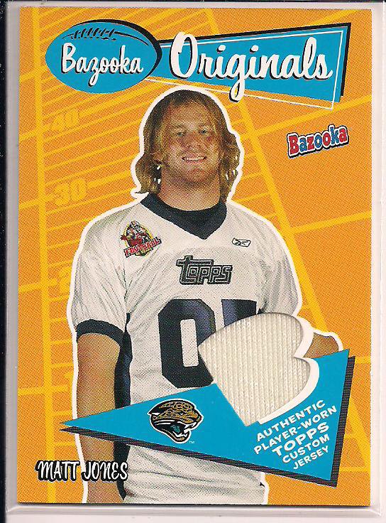 MATT JONES JAGUARS 2005 BAZOOKA ORIGINALS JERSEY