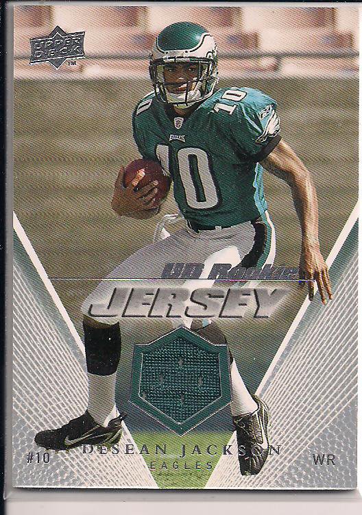 DESEAN JACKSON EAGLES 2008 UPPER DECK ROOKIE JERSEY