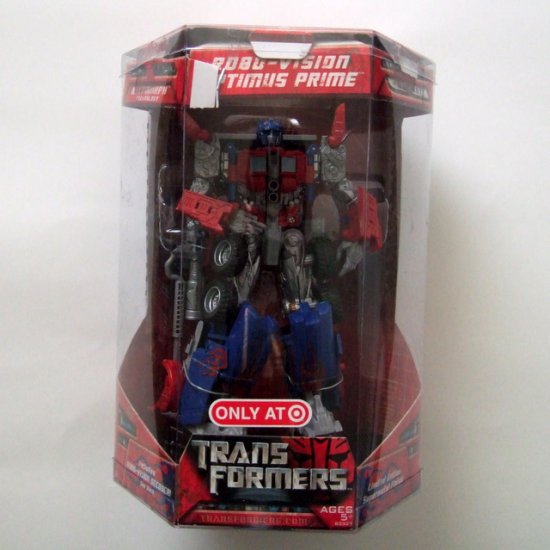 Transformers Movie Voyager Robo-Vision Optimus Prime Target Exclusive ...