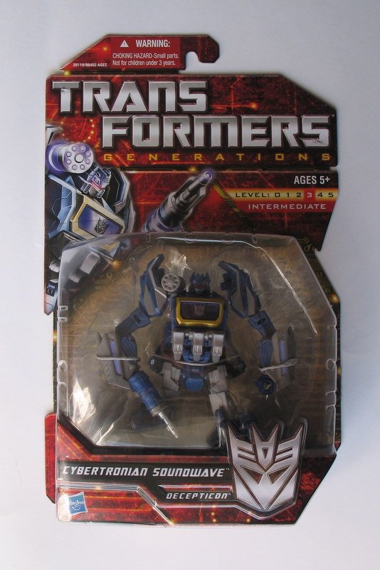 Transformers Generations Deception Cybertronian Soundwave Deluxe Class ...