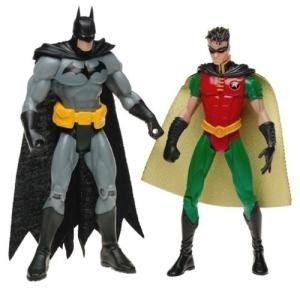 Mattel Batman & Robin 2 Pack DC Universe Classic Superheroes Figure Set