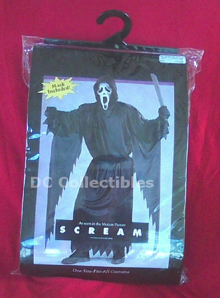 Gen1 Scream GhostFace Mask Vintage FunWorld Fantastic+Faces Weeping ...