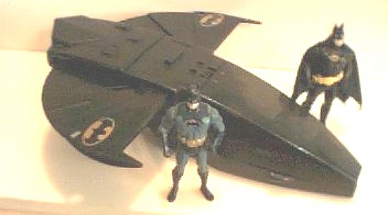 Batman Dark Knight Movie Batwing Jet & Figures Vehicle Lot DC Kenner ...