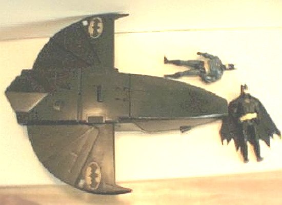 Batman Dark Knight Movie Batwing Jet & Figures Vehicle Lot DC Kenner ...