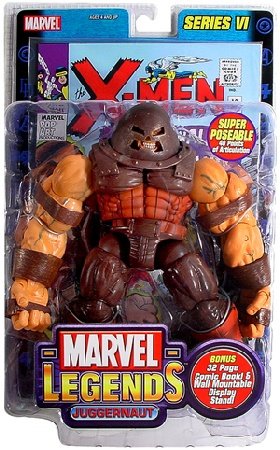 2004 Marvel+Legends Juggernaut Toybiz 6 inch Series+VI Xmen Figure ...