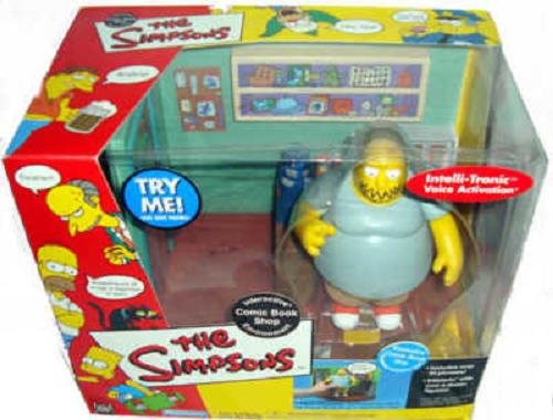 Playmates 99126 Simpsons Comic+Book+Guy Interactive Playset 2001 World ...