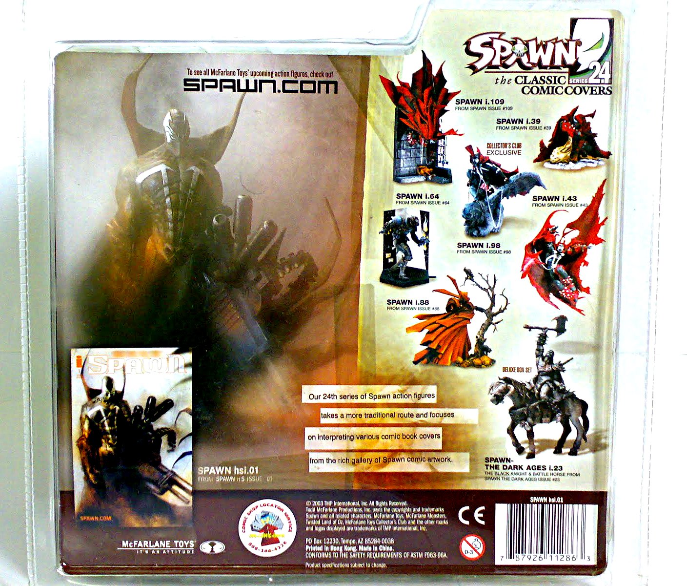McFarlane Spawn Classic Series 24: Hellspawn i.001 | Ashley Wood Art Figure