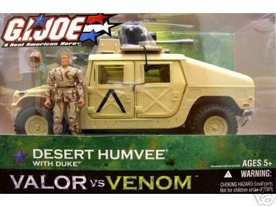 G.I. Joe Desert Humvee/Duke| DTC Night Ops Vehicle | 2005 Valor Venom ...