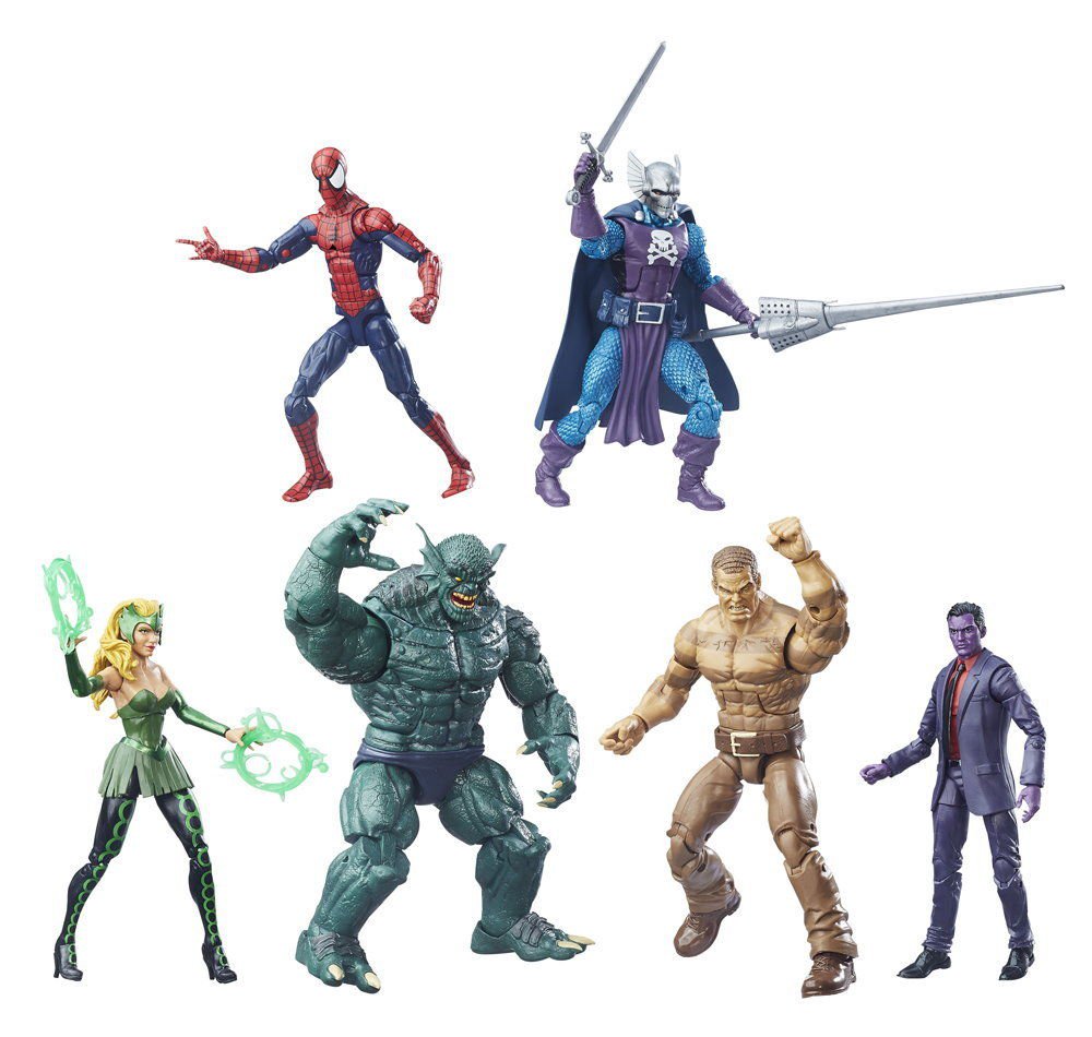 SDCC 2016 Marvel Legends 6-Pack Spiderman: The Raft Set McFarlane Pizza ...