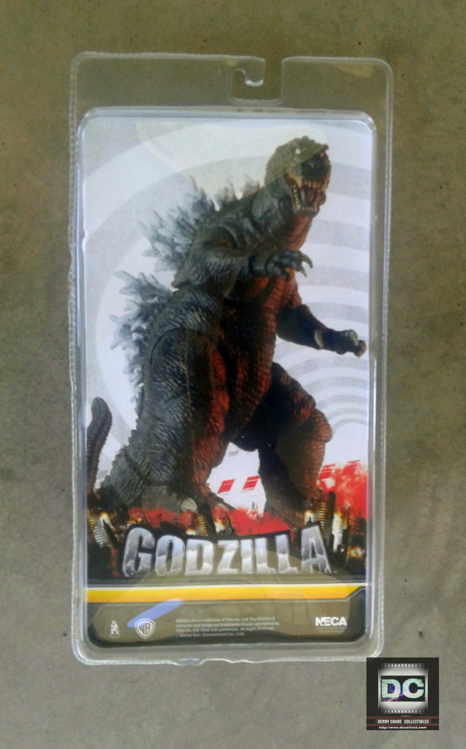Neca Godzilla 2001 GMK Toho Kaiju 12" Monster Deluxe Figure 7" Scale 42878