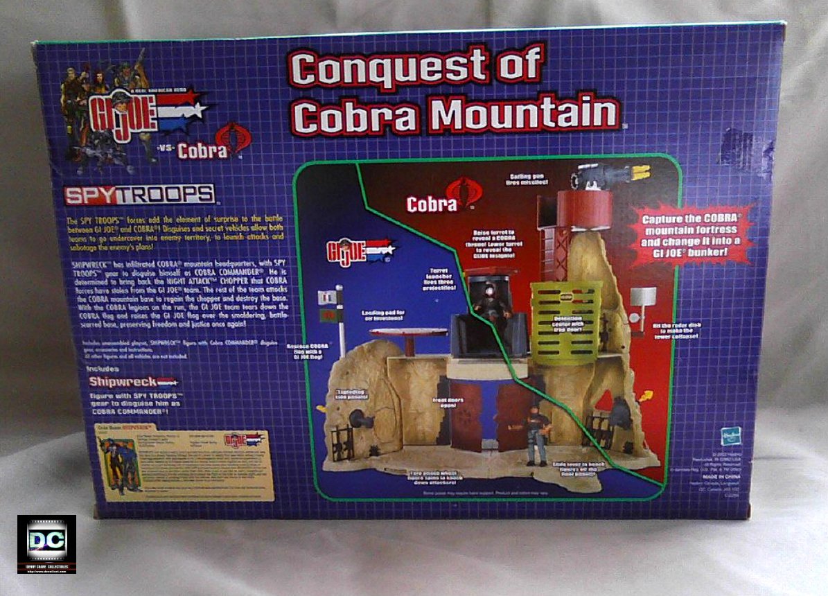 GI Joe Conquest of Cobra Command Center Mountain Playset 55446 Bonus ...