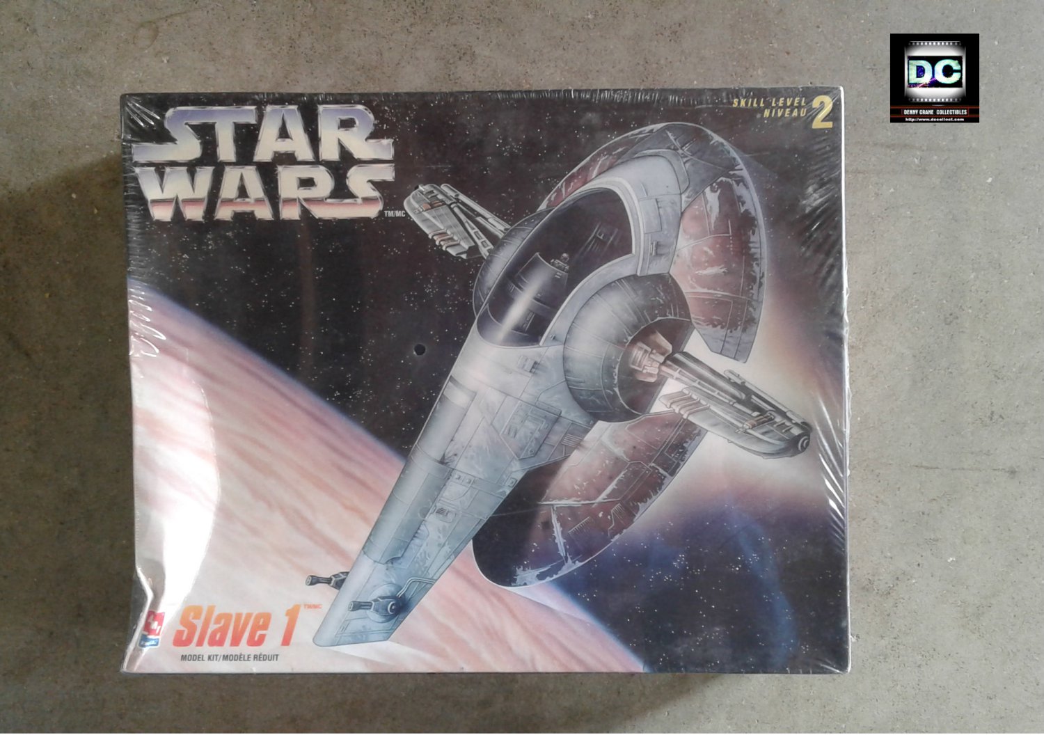 1995 AMT Star Wars RotJ Slave 1 Model Kit #8768 [Sealed] Boba Fett, Han ...
