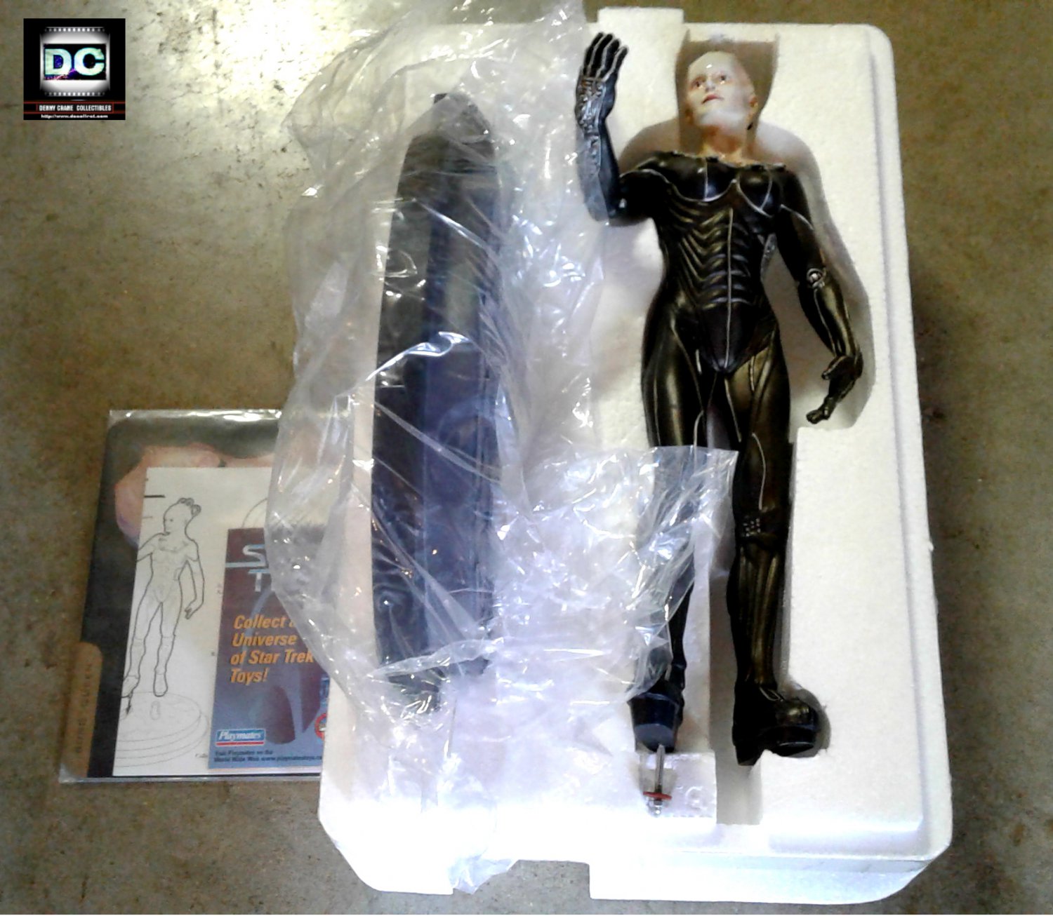 Borg Queen 12" Resin Statue 1/6 Scale Figure 1997 Star Trek TNG Latinum ...