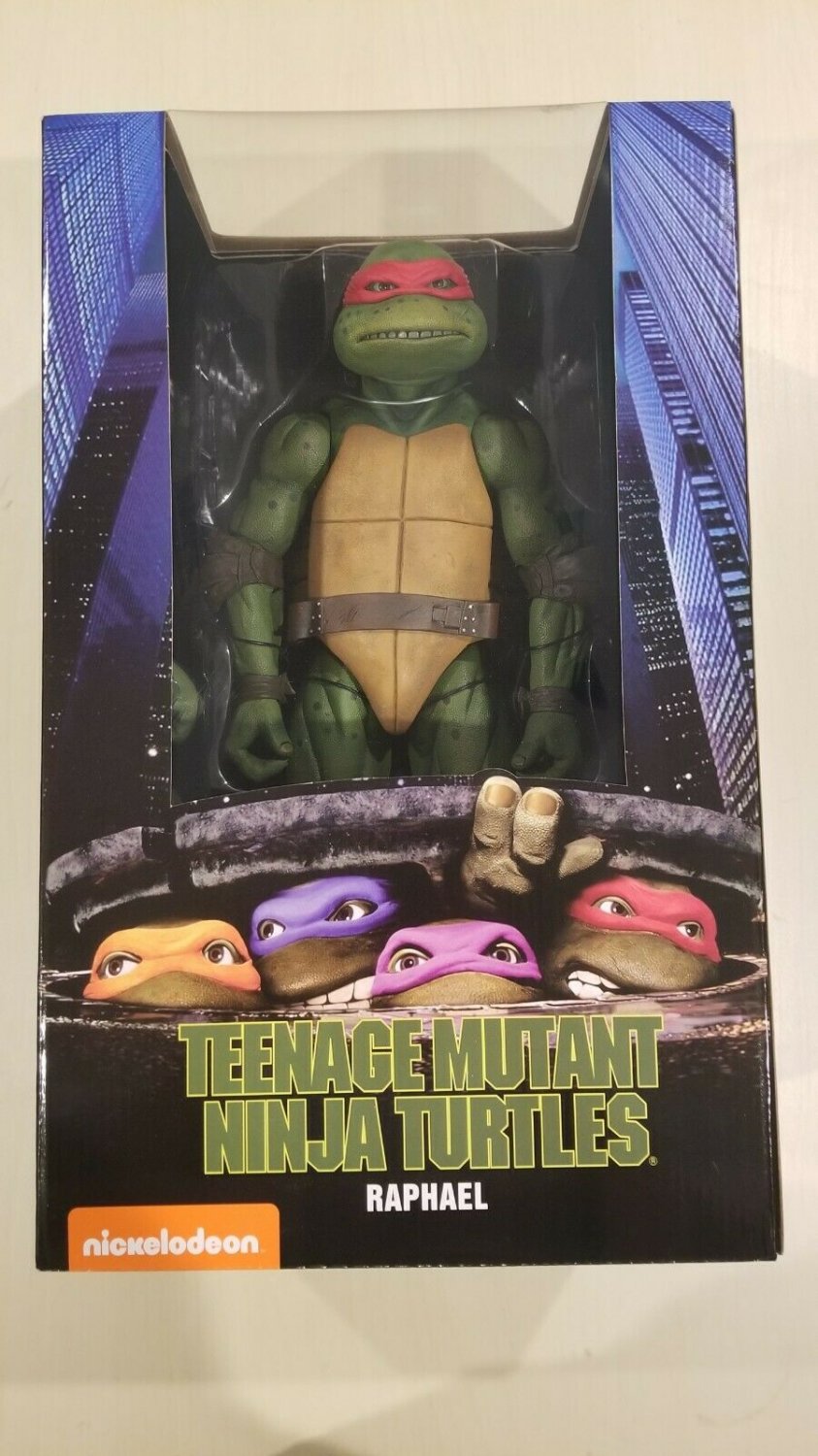 2017 Neca TMNT Raphael 1/4+Scale Ninja Turtles (1990 Movie) Premium ...