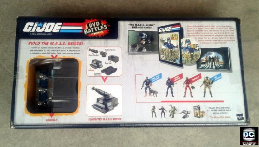 GI+Joe 25th Mass Device 2008 DVD Battles 4-Pack Set Snake Eyes Stalker ...