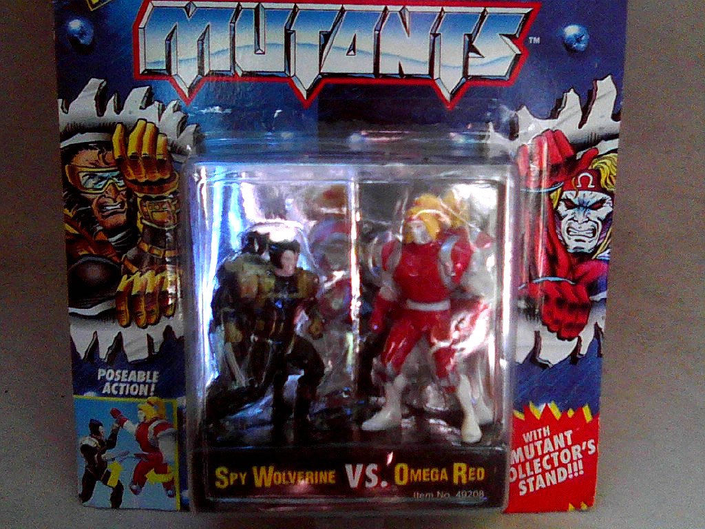 1994 Marvel Diecast X-men Steel Mutants: Wolverine Vs Omega Red Heavy ...