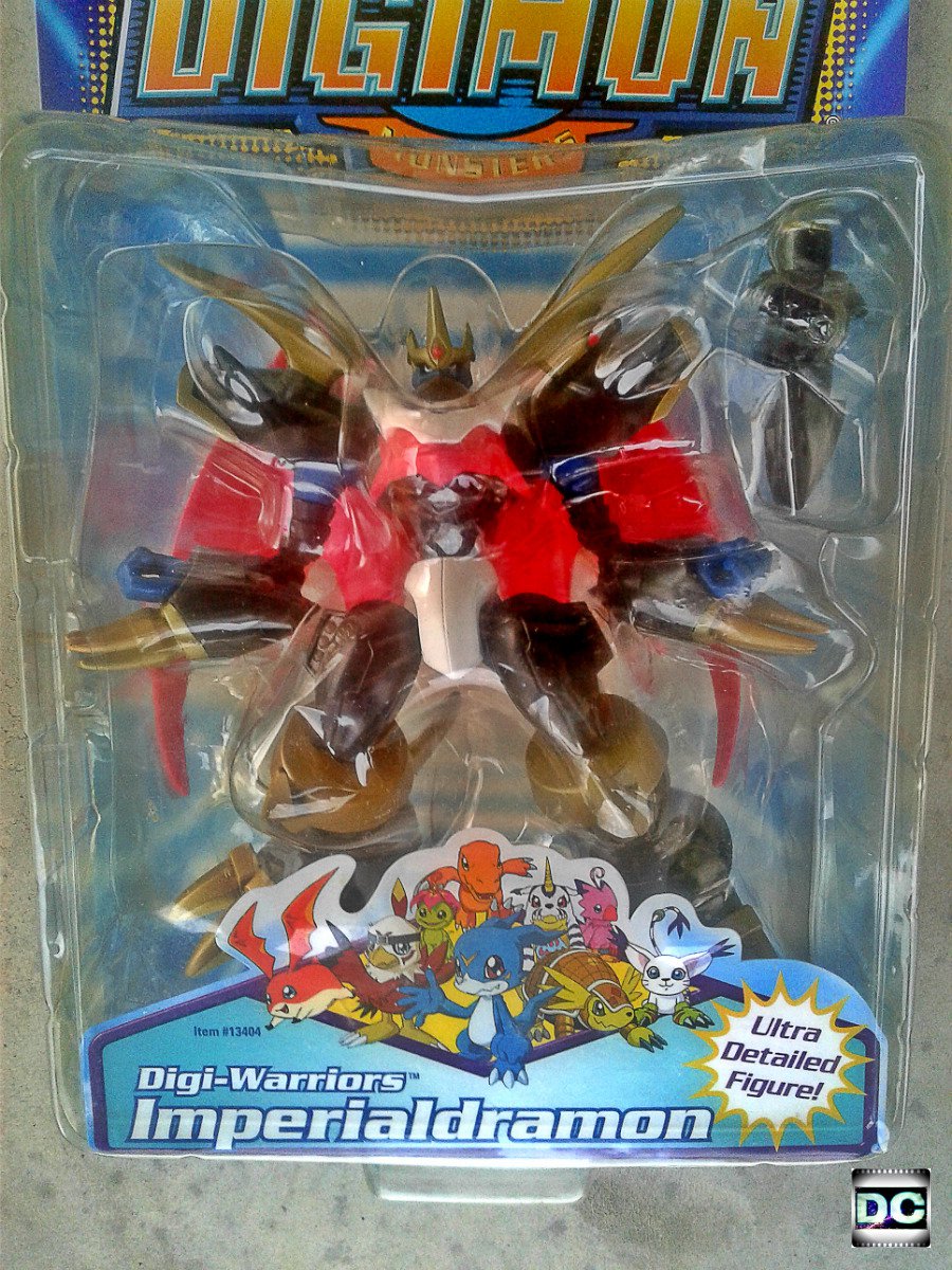 Digimon Imperialdramon 6" Figure 2001 Bandai Digi Warrior 13404 D-Real ...