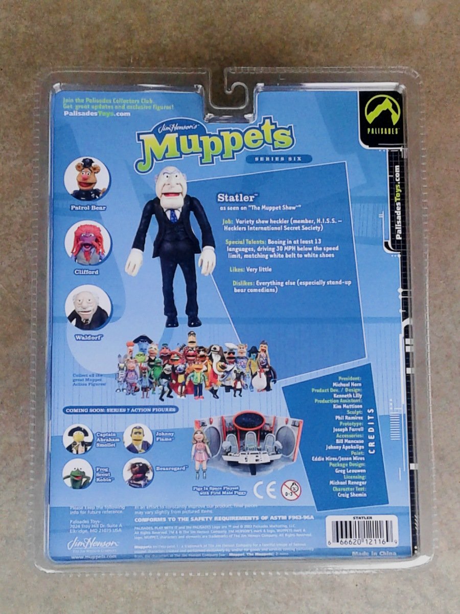 Jim Henson's Muppets Statler Palisades Series 6 (2003) Muppet Show 25 ...