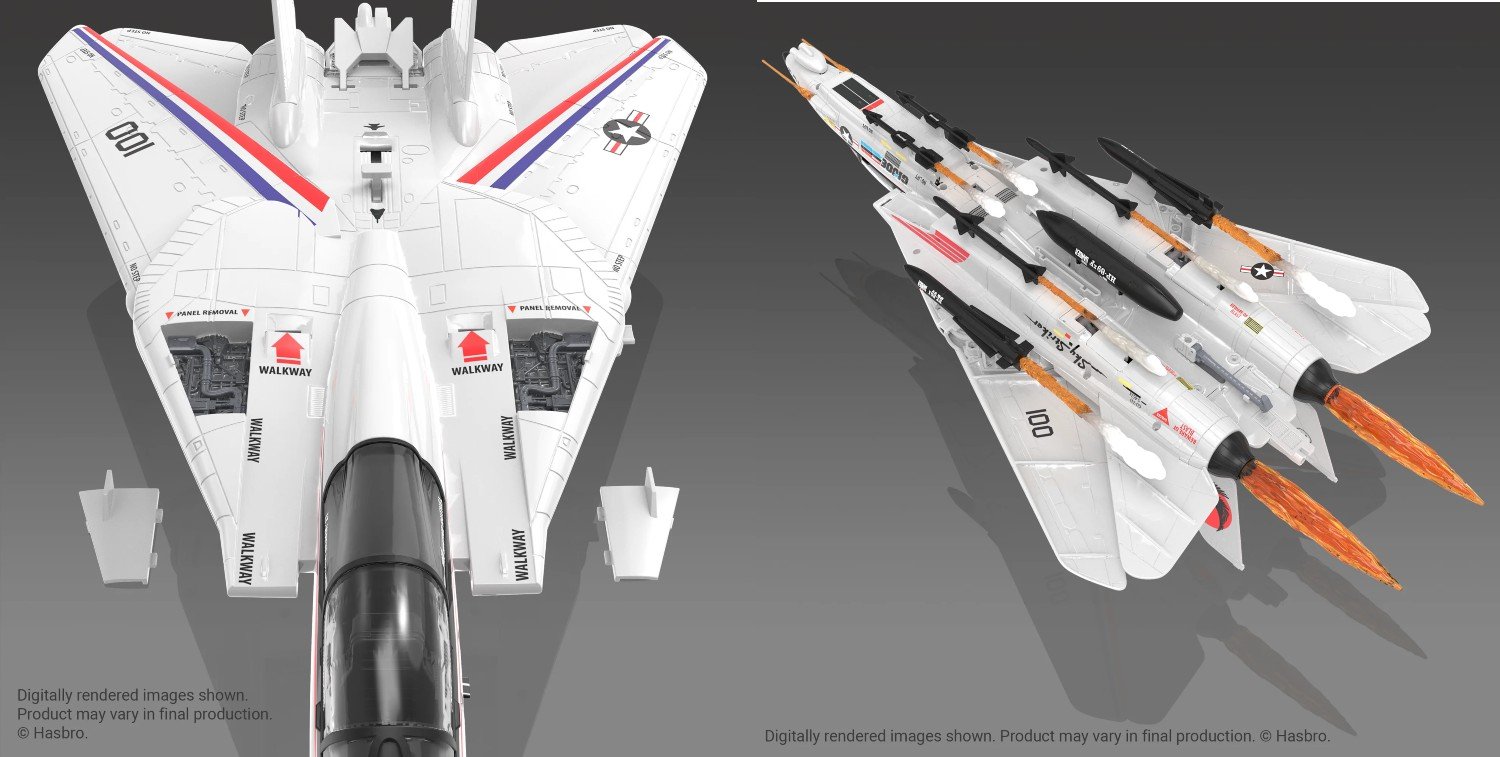 XP-14F Combat+Jet Skystriker GIJoe ARAH 1983 HasLab Set Bonus F-14 ...