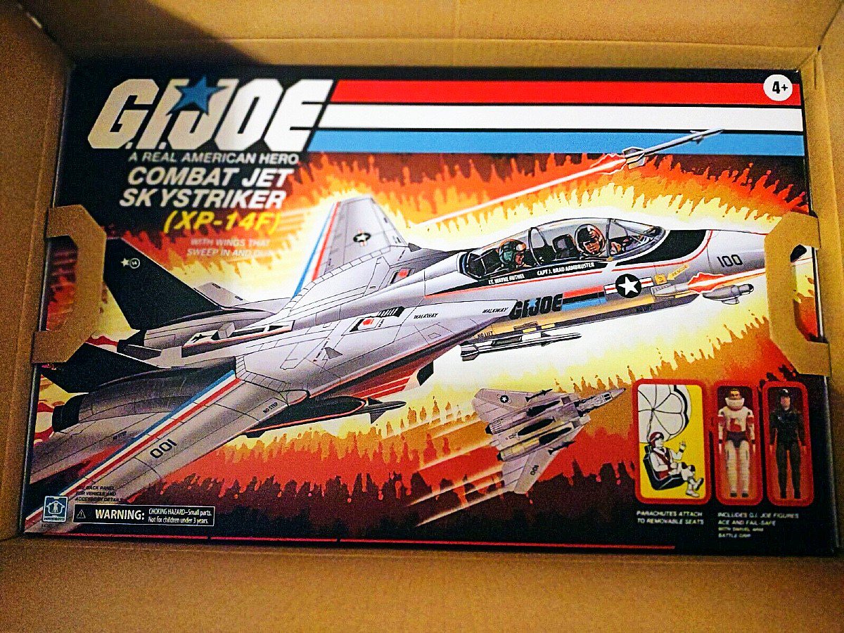 Skystriker XP-14F G.I. Joe ARAH 1983 Retro HasLab Set F4145 - Bonus F ...