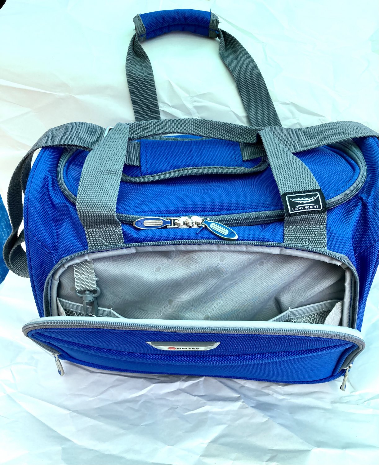 Delsey Boarding Bag underseat travel tote Lightweight personal item ...