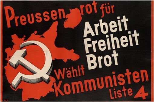 german interwar communist AD POSTER political historic COLLECTORS 20x30 #5