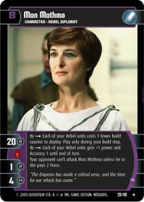 #28 Mon Mothma (A) (RotJ rare) Star Wars TCG