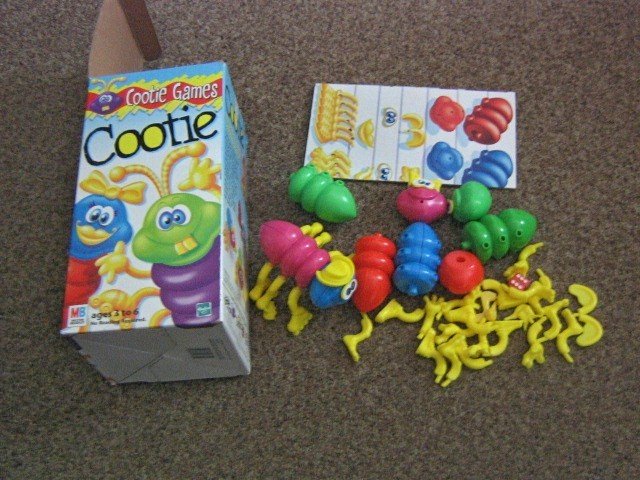 1999 Milton Bradley Cootie Game #300462
