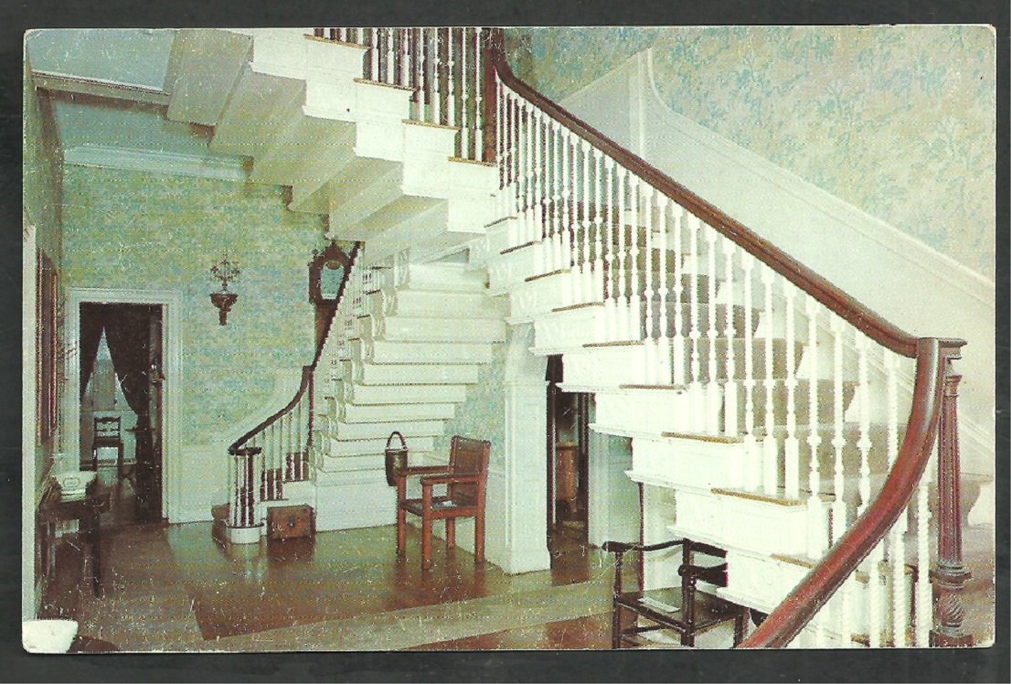 Flying Staircase in the Hall at Montpelier Thomaston Maine Chrome ...