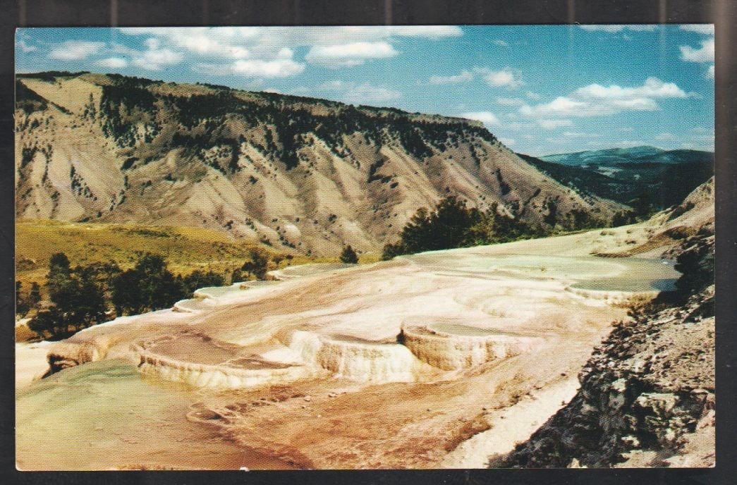The Terraces Mt Everts Yellowstone National Park Wyoming Chrome ...