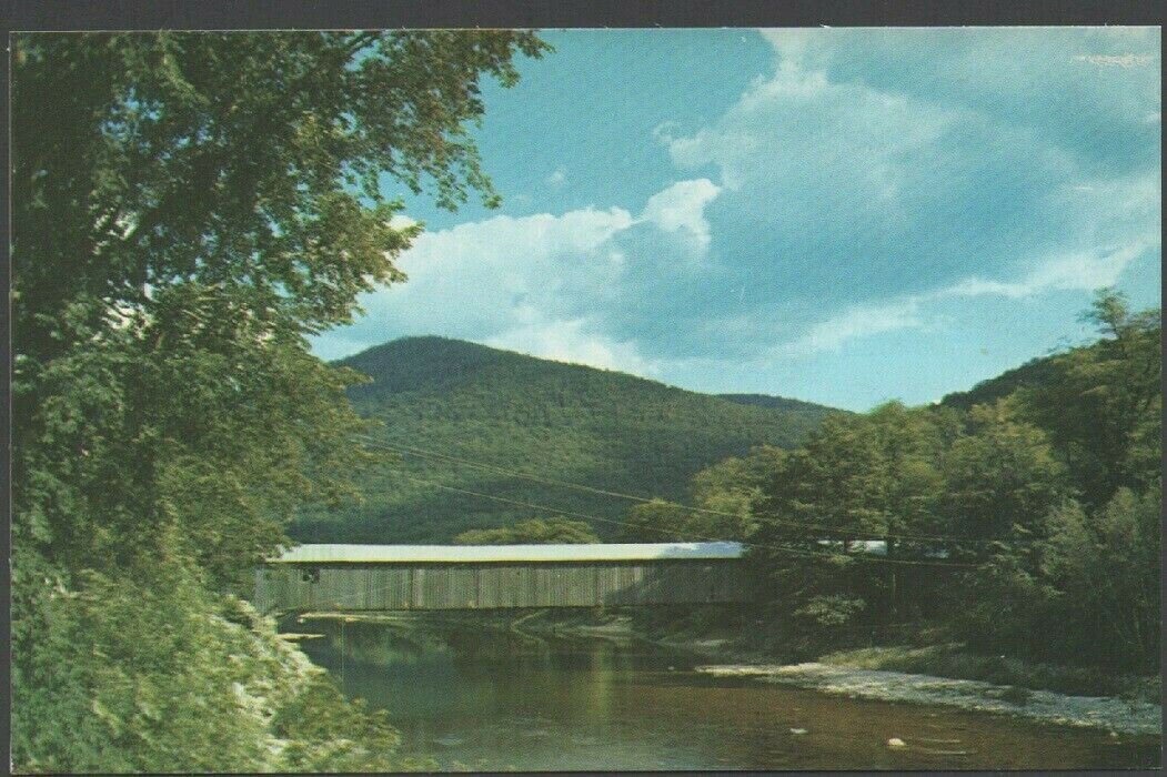 Old Scott Bridge Over West River Route 30 Townshend Vermont Chrome ...