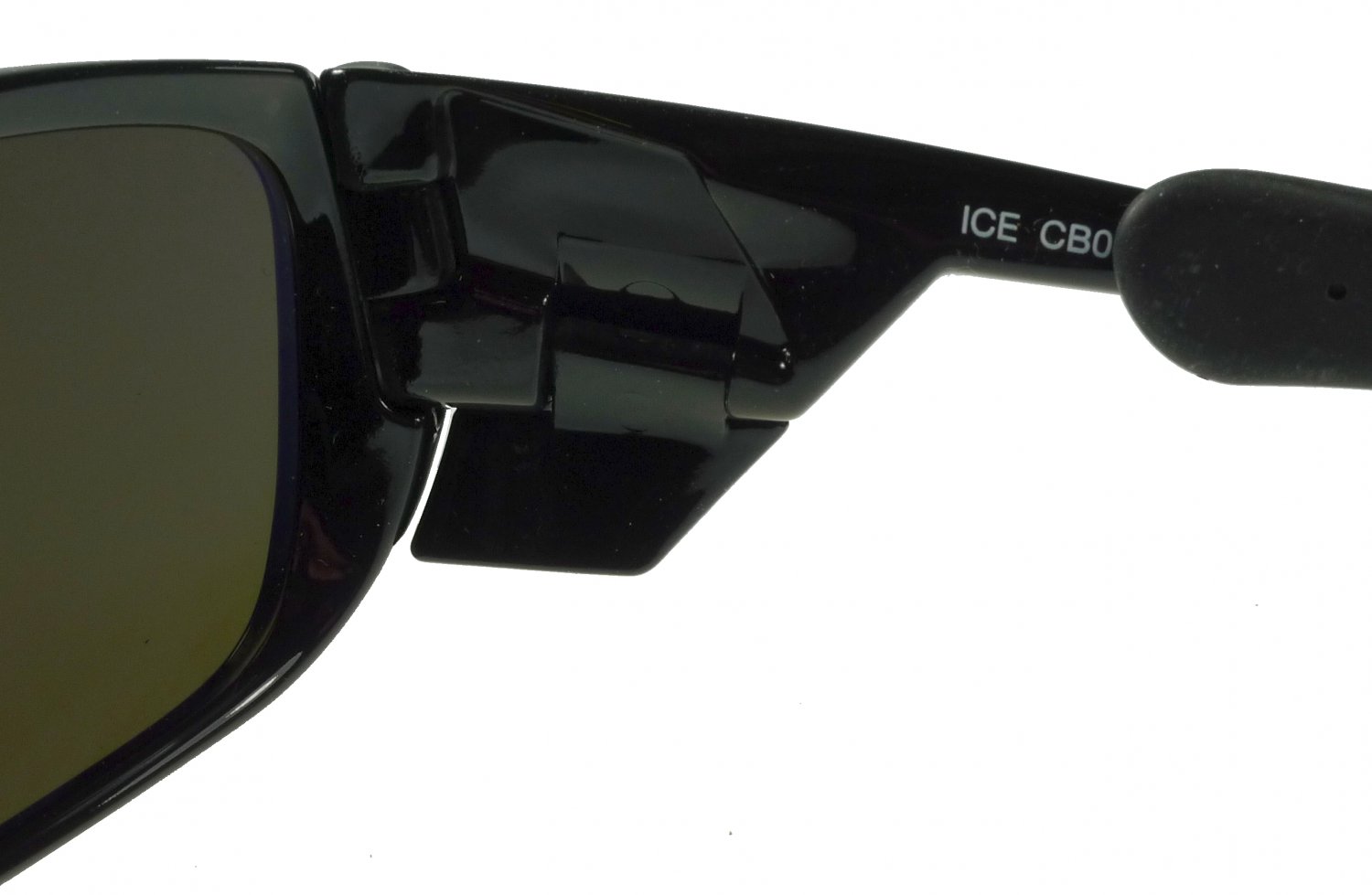 Cébé ICE Sunglass, Shiny Black Nylon Frame/Scratch Resistant Glass ...
