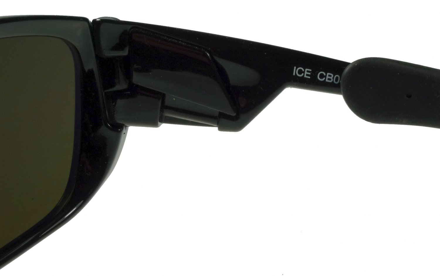 Cébé ICE Sunglass, Shiny Black Nylon Frame/Scratch Resistant Glass ...
