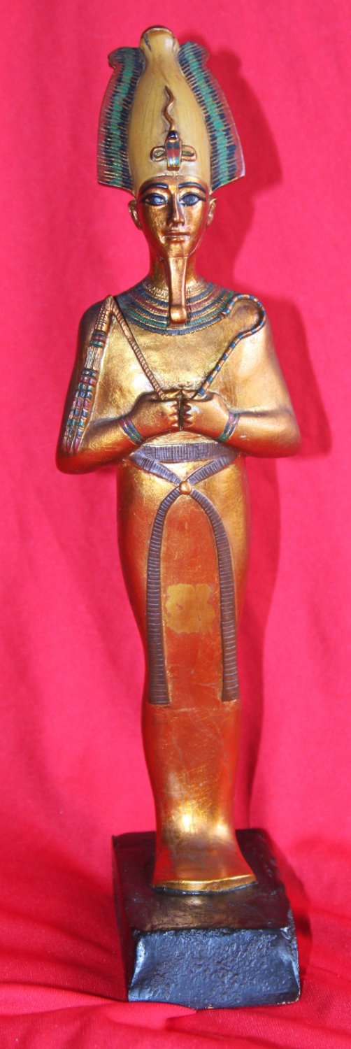 1997 AGI Artisans GuildInternational Osiris Egyptian God Statue ...