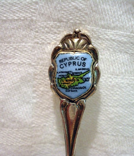 Republic of Cyprus souvenir spoon vintage excellent condition 1243vf