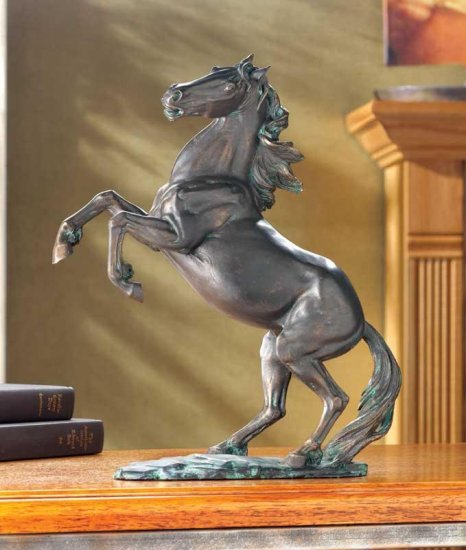 Stallion Horse Sculpture from The Fantastic Liberty Bronze Collection