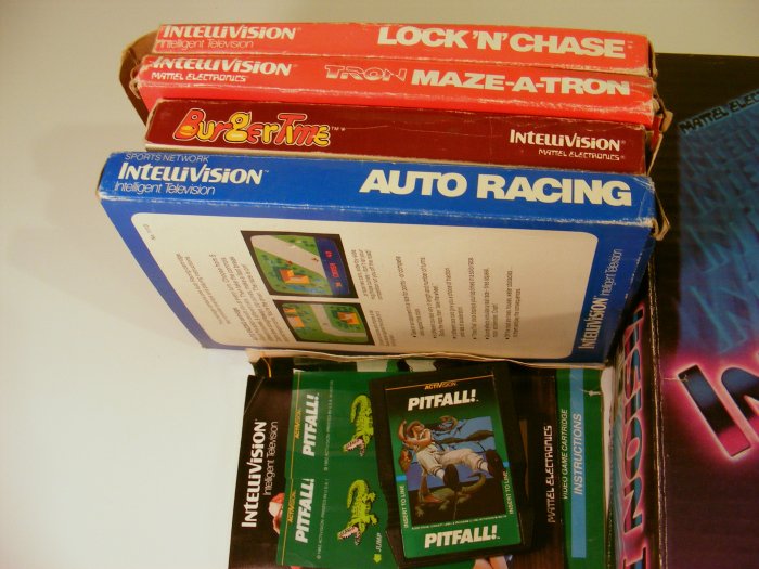 Mattel Intellivision II 2 Video Game System Console w/ Box 10 Games ...