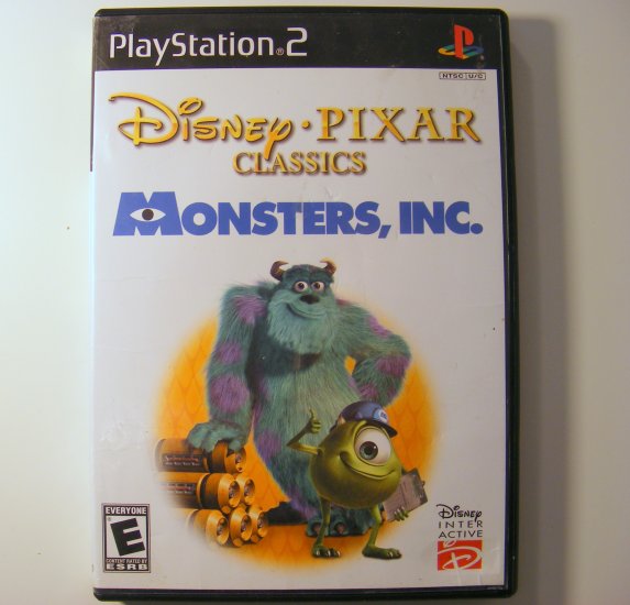 Disney Pixar Monsters Inc for PS2 Playstation 2 Used