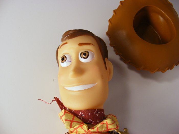 Disney Toy Story Woody Talking Room Guard Original 16" Long - RARE Thinkway