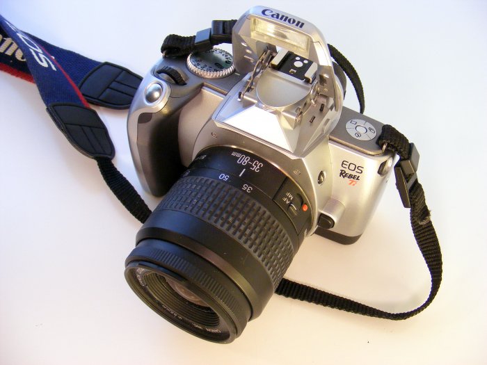 Canon EOS Rebel Ti 35mm SLR Film Camera with Case Expired Film and ...