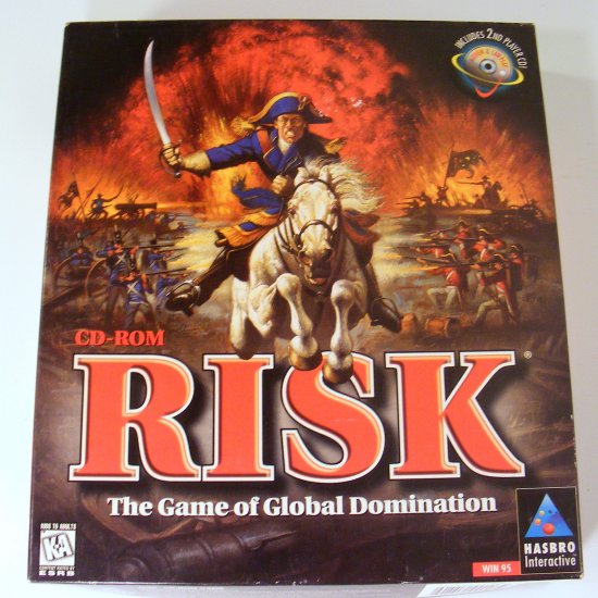 1996 RISK Hasbro Interactive Vintage Computer Game BOXED