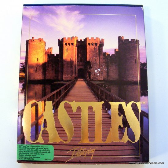Original Interplay Castles PC GAME w Original Box All Disks