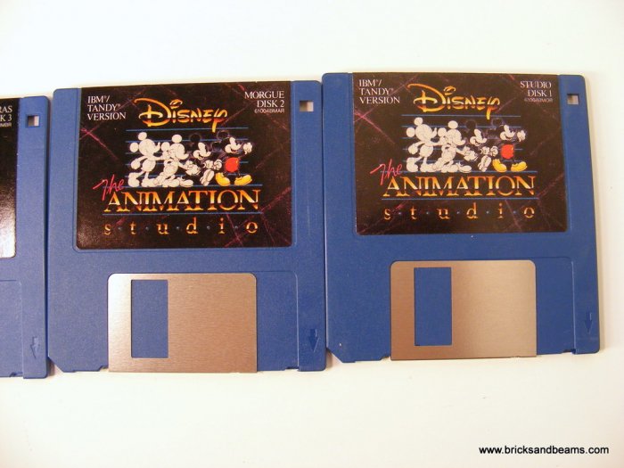 Disney Presents The Animation Studio MS-DOS Windows Complete Vintage