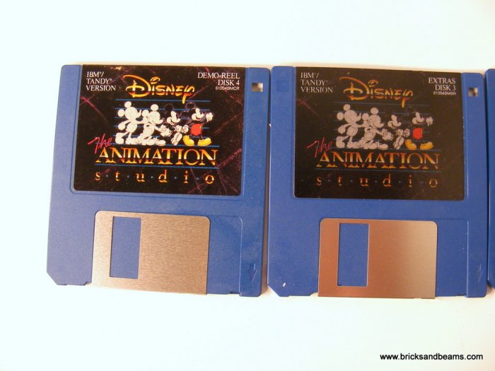 Disney Presents The Animation Studio MS-DOS Windows Complete Vintage