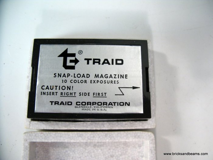 Vintage Triad Fotron III Camera with Case and Film Cartridge