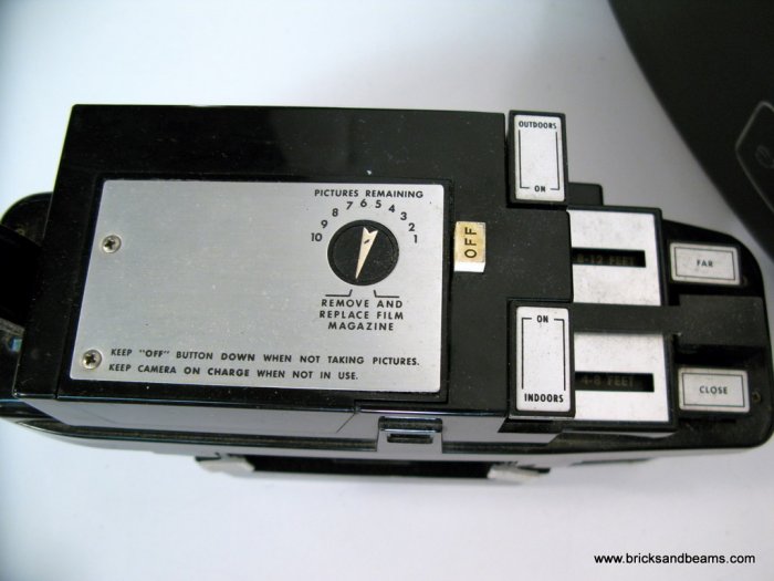 Vintage Triad Fotron III Camera with Case and Film Cartridge